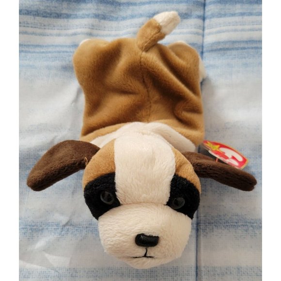 Toys | Vintage Beanie Babies Bernie The Dog Plush Toy | Poshmark